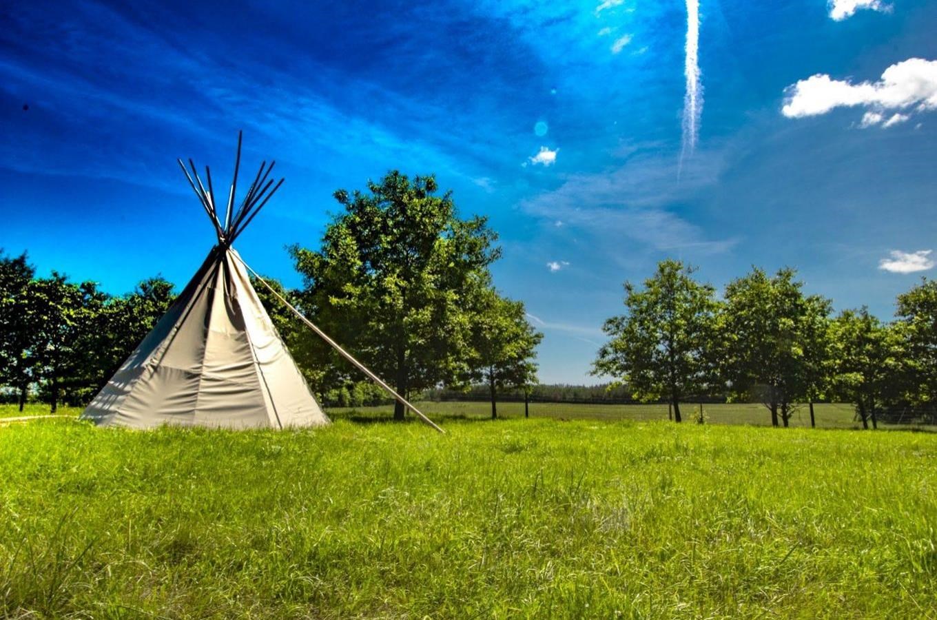 Kudy z nudy - Teepee village Tatanka v Safari Resortu Hluboká u Borovan